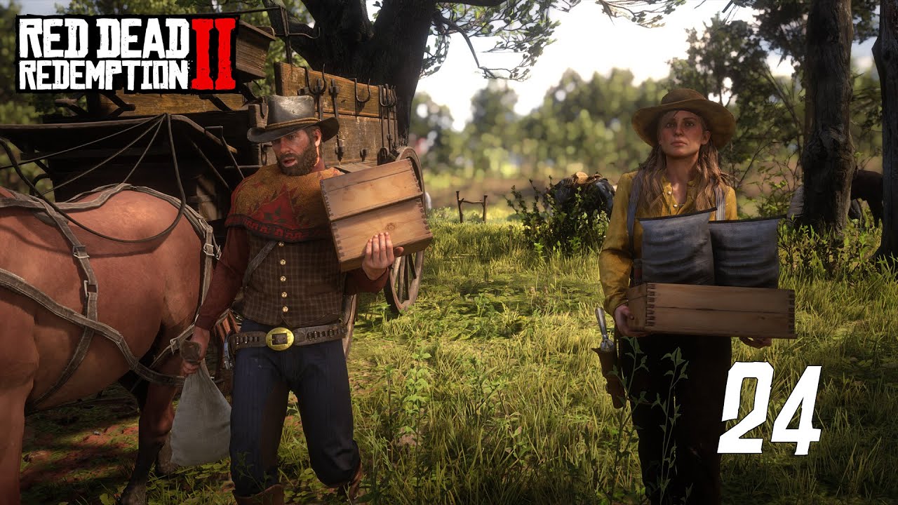 RDR2 PC Gameplay Arthur and Sadie Adler in Rhodes - YouTube