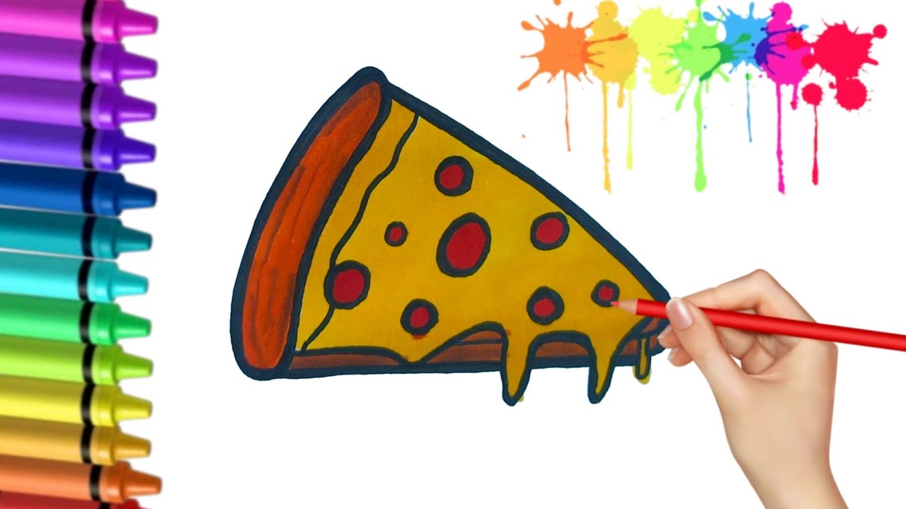 𝐇𝐨𝐰 𝐭𝐨 𝐃𝐫𝐚𝐰 𝐚 𝐏𝐞𝐫𝐟𝐞𝐜𝐭 𝐏𝐢𝐳𝐳𝐚 𝐒𝐥𝐢𝐜𝐞 - 𝐒𝐭𝐞𝐩 𝐛𝐲 𝐒𝐭𝐞𝐩 𝐄𝐚𝐬𝐲 𝐏𝐢𝐳𝐳𝐚 𝐒𝐥𝐢𝐜𝐞 ...