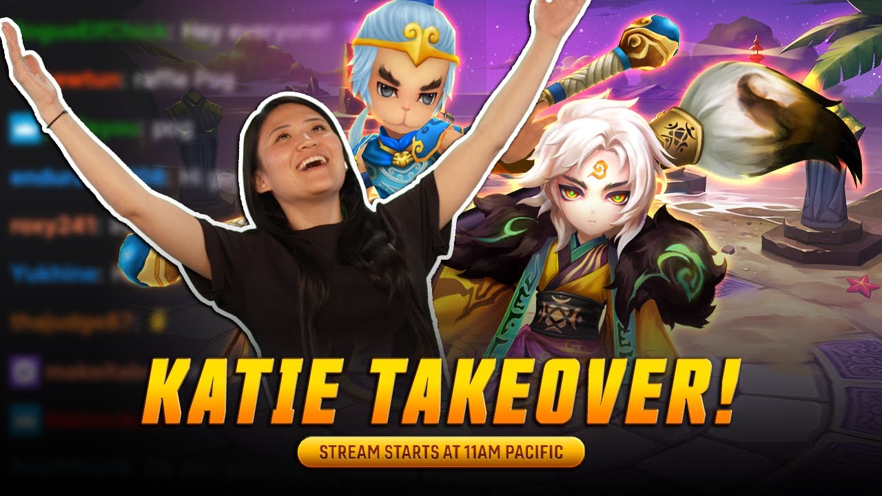 Katie Takes Over the Stream! - YouTube