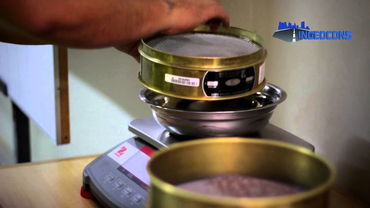 Ensayo de análisis granulométrico por tamizado INGEOCONS LABORATORIO ...