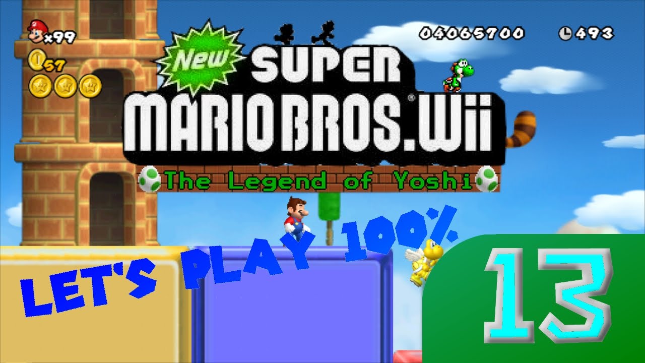 The Legend Of Yoshi - part 13 (100%) [NSMBW custom] - CONQUER THE SKY ...