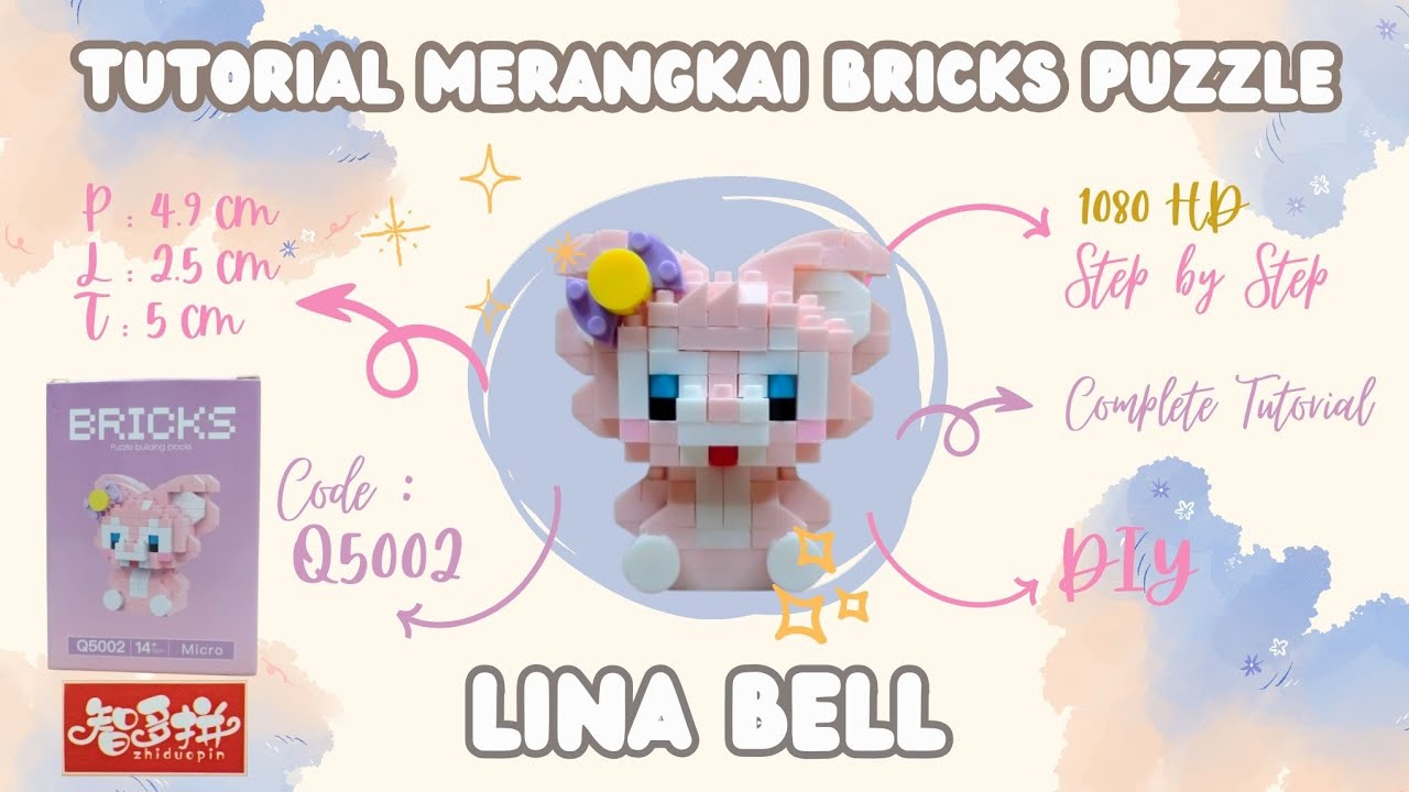 Tutorial DIY Micro Bricks Lina Bell Q5002 (zhiduopin) | How To Build ...