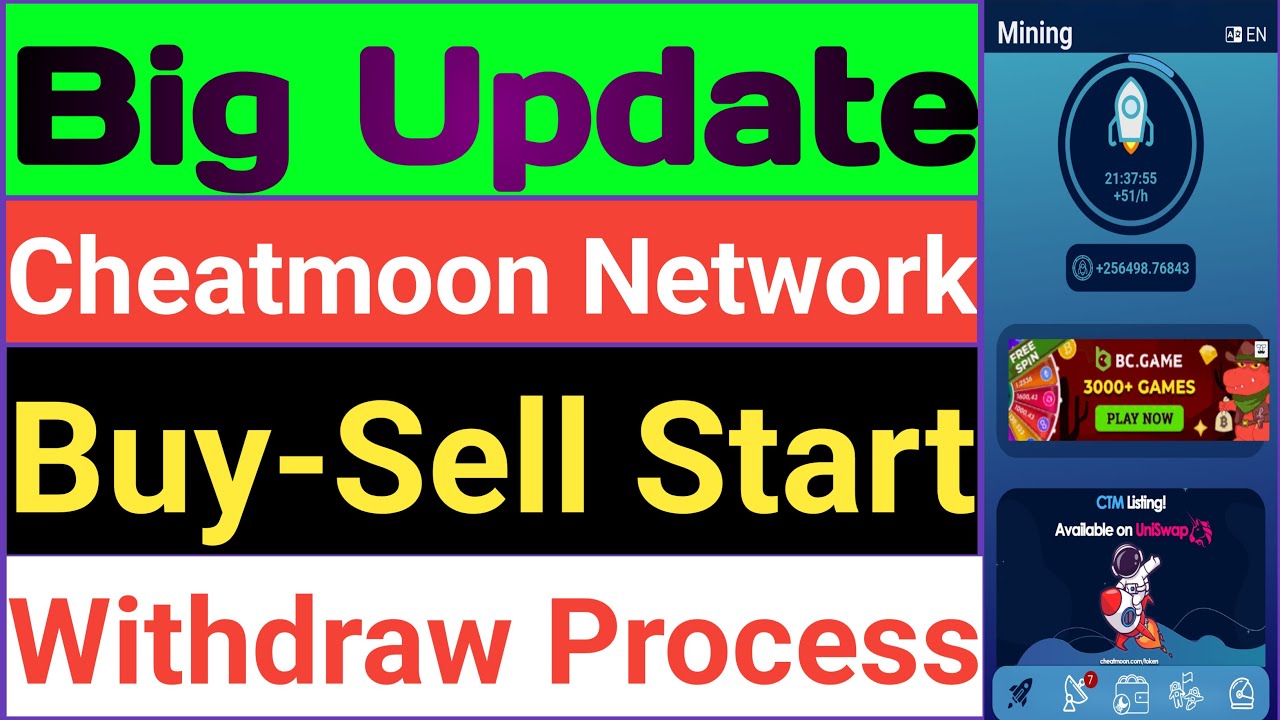 Cheatmoon Network | Uniswap Listing | How To Withdraw Cheatmoon Token | CMT Buy Sell | kyc ...