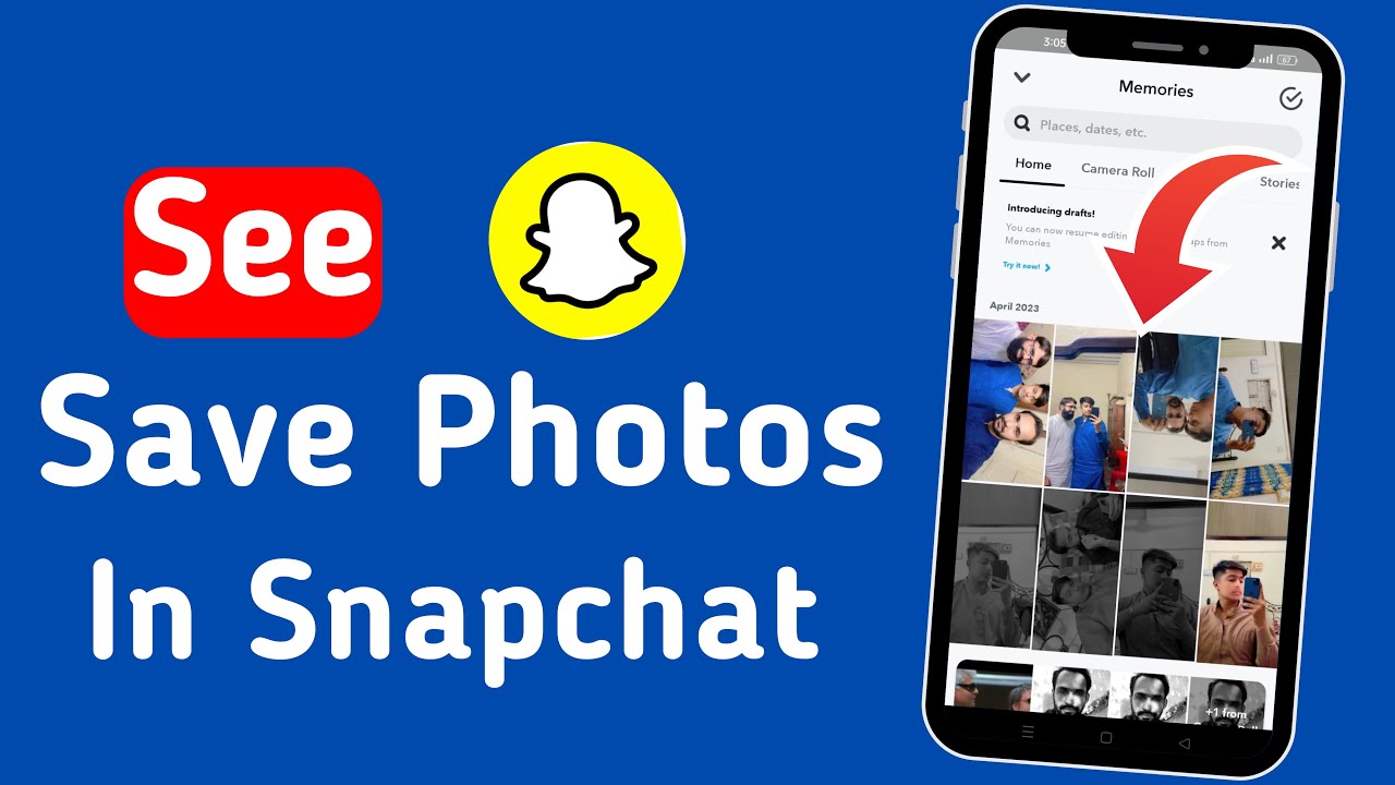 How To See Snapchat Photos In Snapchat | Snapchat Par Save Photo Kaise ...
