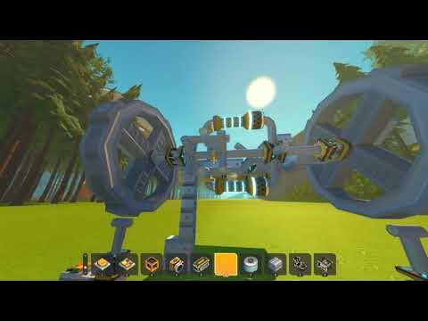 Scrap Mechanic Improved Vanilla Rear Differential (WORKS WITH PISTON ENGINES!) - YouTube