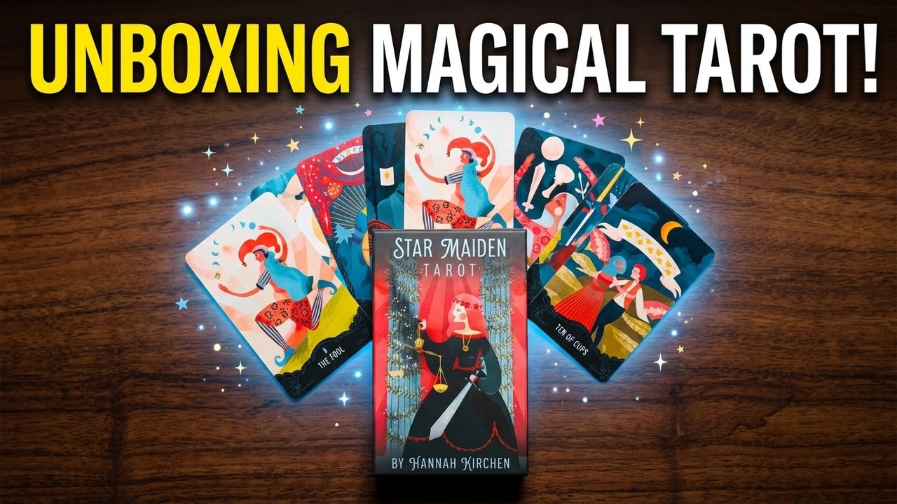 My First Look at the MAGICAL Star Maiden Tarot Cards!💫 - YouTube