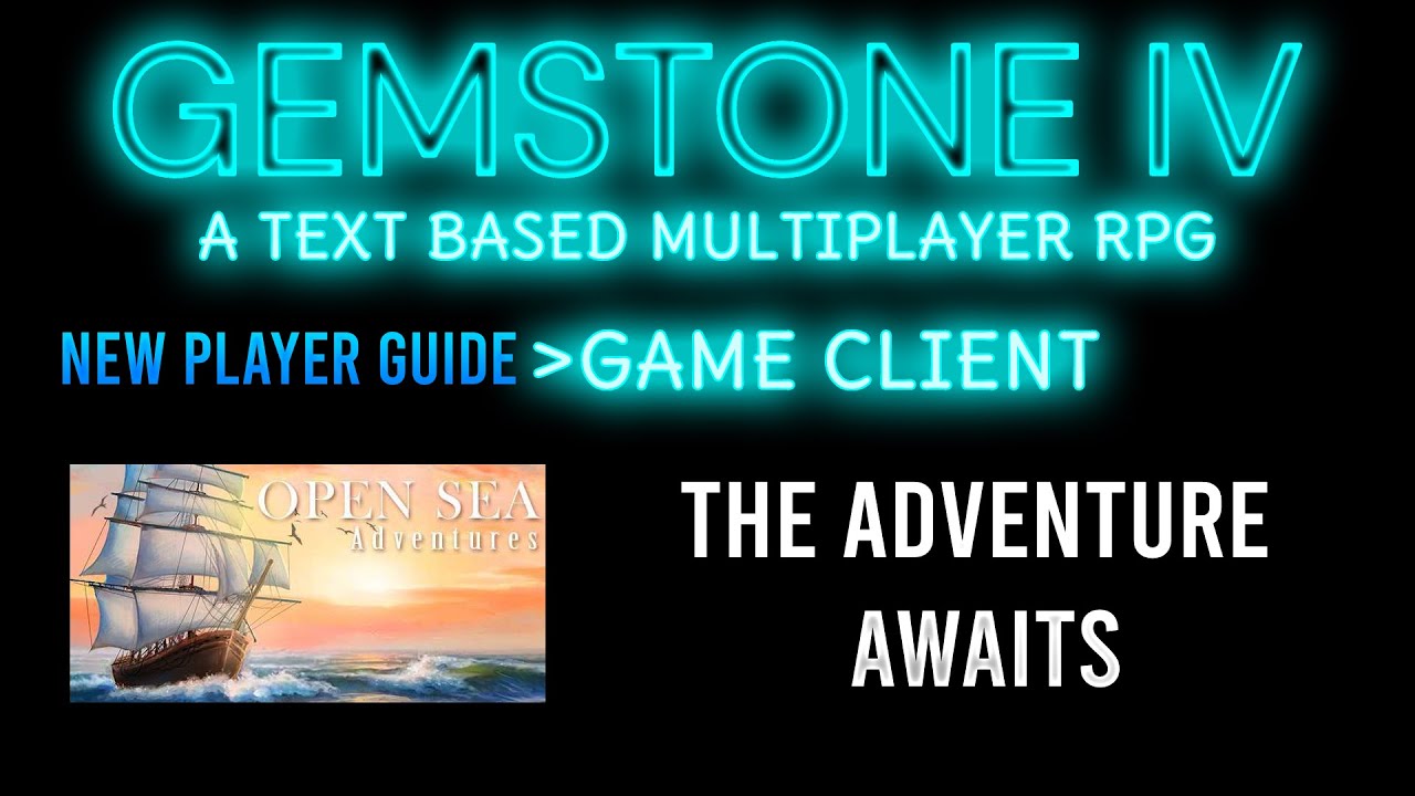 GemStone IV - New Player Guide Part 2 "Game Client & Sprite Quest ...