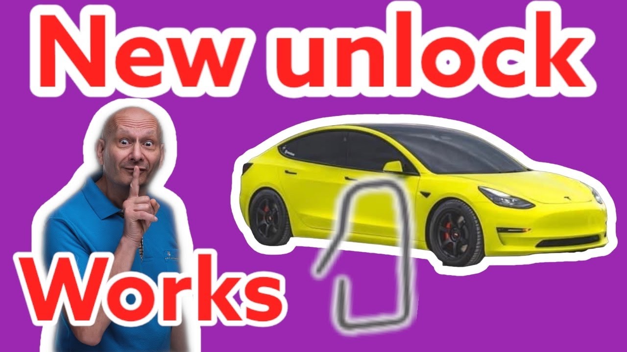 Teslas New Driver Door Unlock Feature How It Works Youtube