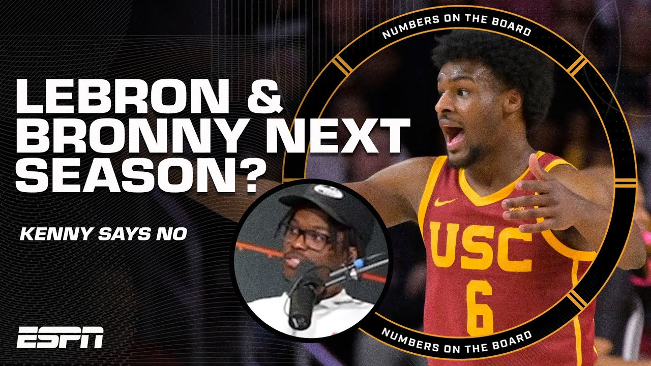 Could LeBron & Bronny James play together NEXT SEASON? 👀 Kenny thinks ...