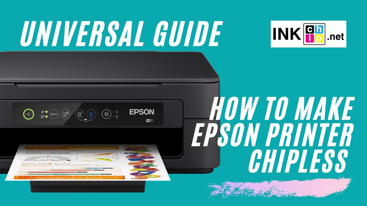How to make Epson printer chipless | Universal instruction | INKCHIP ...