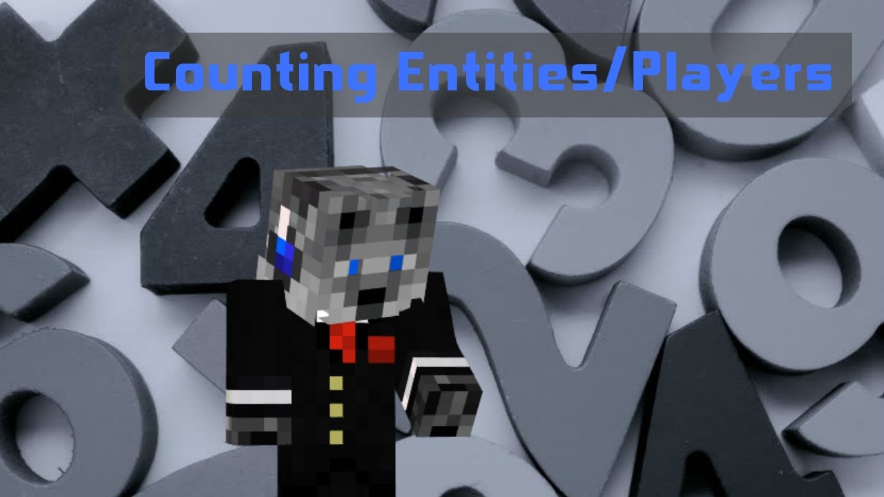 Counting Entities/Players in Minecraft 1.9-1.12 - YouTube