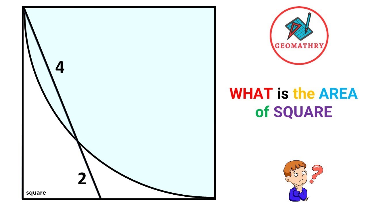 What is the Area of Square | Geometry | Math - YouTube