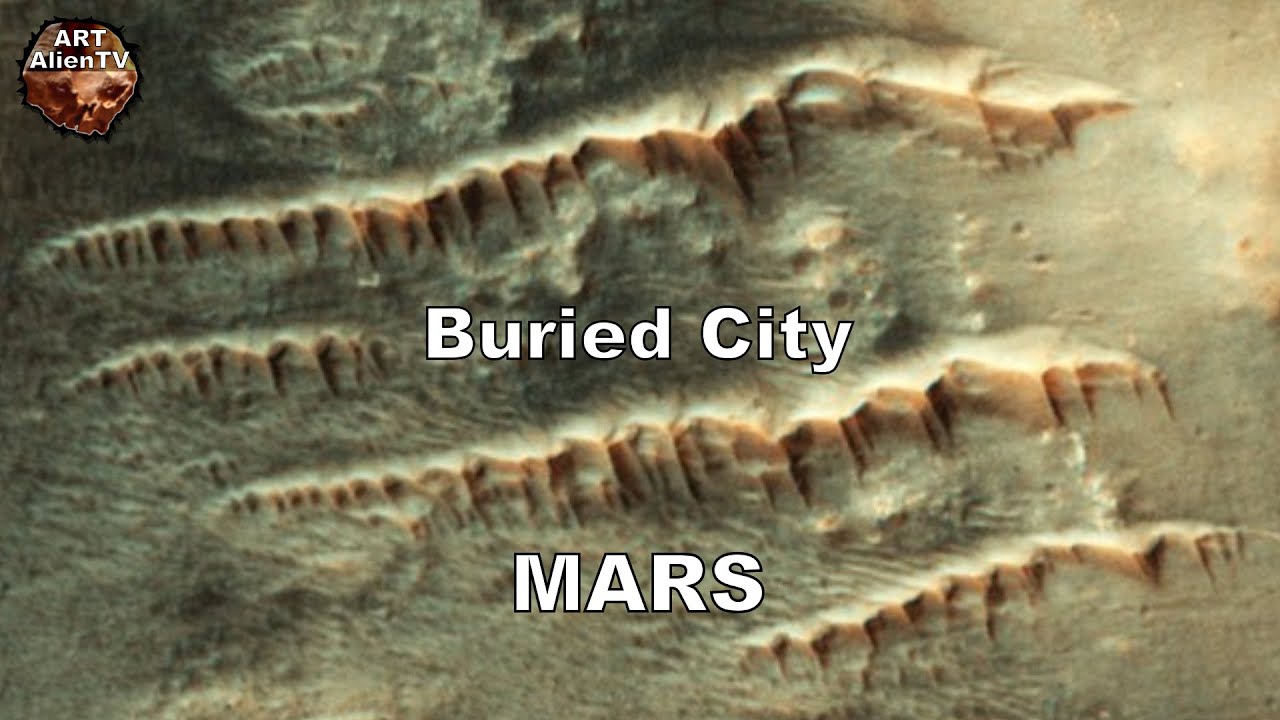 MARS Buried City Structures - Gale Crater South - ArtAlienTV - YouTube