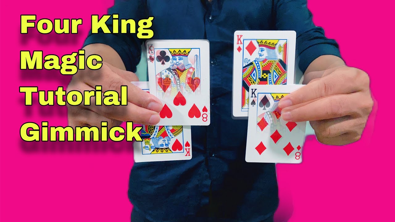 Four King MAGIC Trick TUTORIAL - YouTube