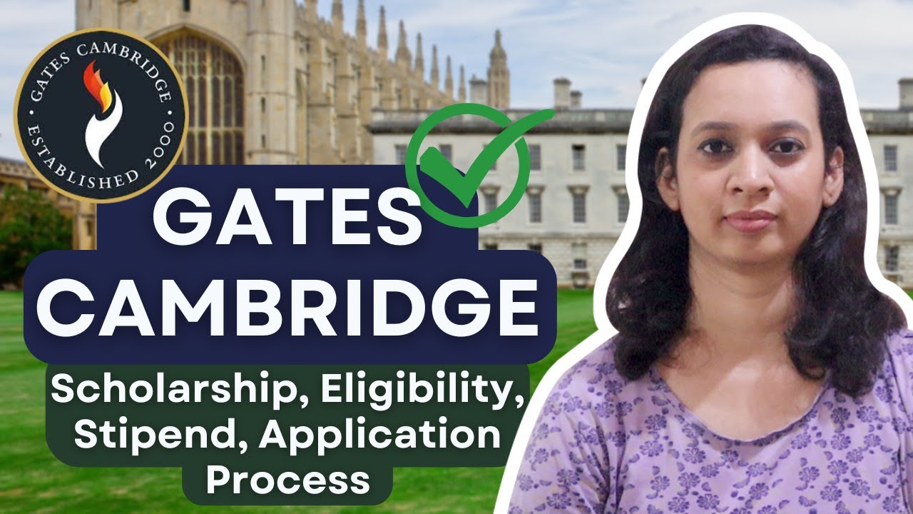 Apply now for GATES CAMBRIDGE Scholarship programme ! - YouTube