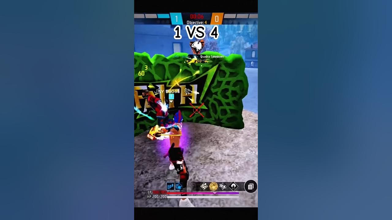 1 vs 4 clash squad ranked gameplay opponent is ajjubhai very hard challenge 📈🥵🎮. @TotalGaming093 ...