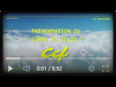 Comme au resto projet ccf des CAPa2 - YouTube