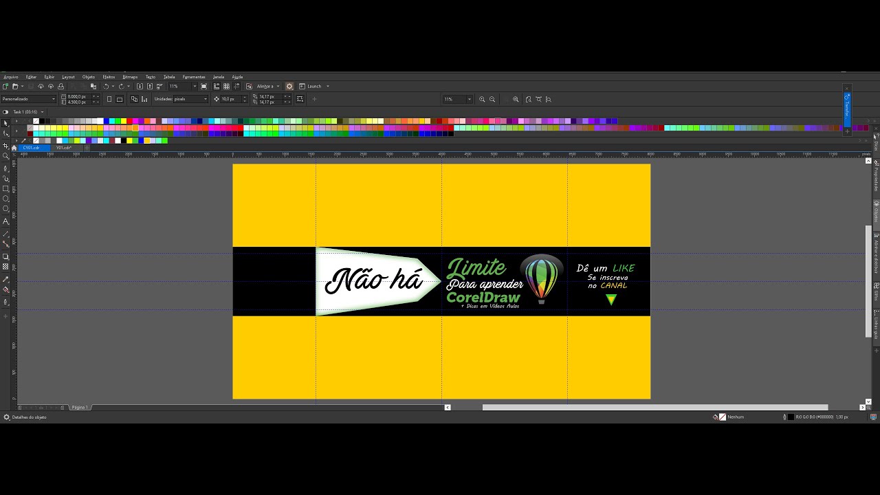 Capa YouTube Corel Draw - YouTube