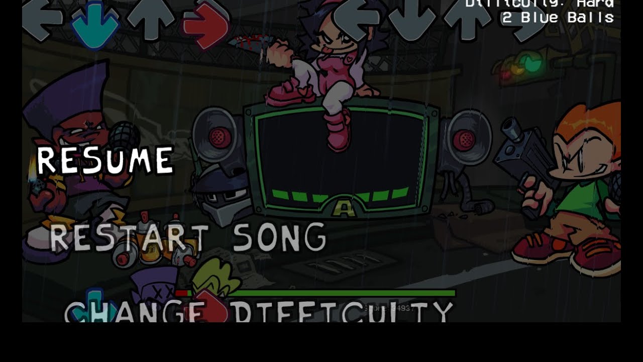 trying to beat fnf week 8 in hard mode - YouTube