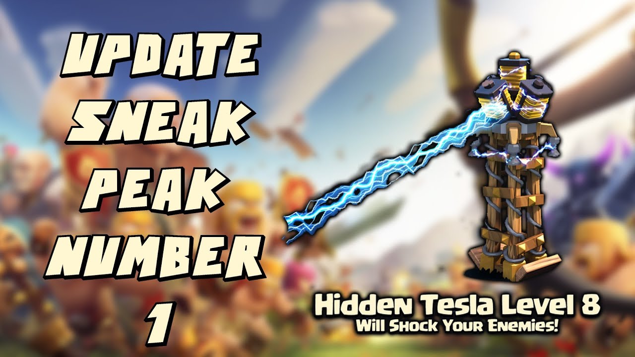 Clash Of Clans - Update Sneak Peak #1 - Lvl 8 Hidden Tesla - July 2014 ...