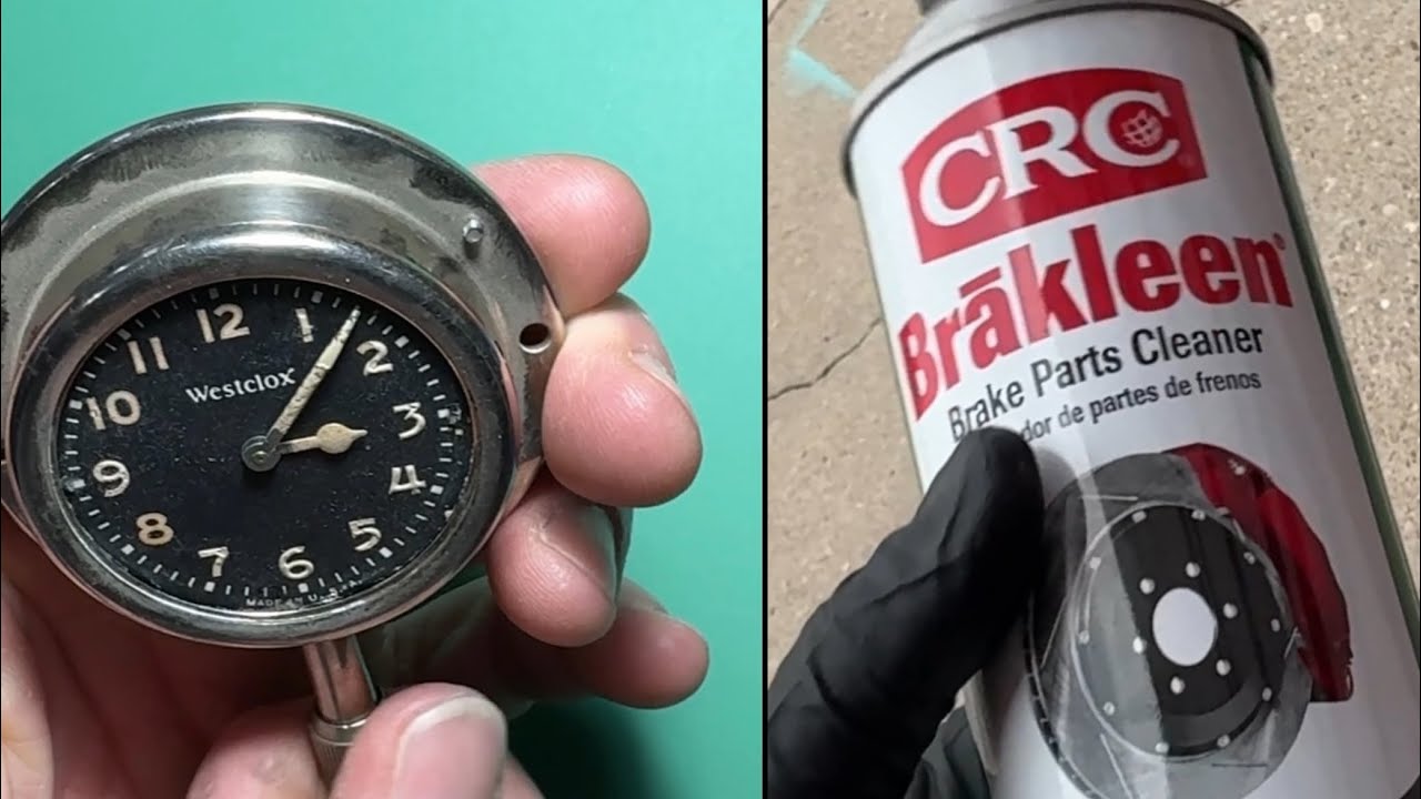Cleaning The Car Clock! 1 of 2 - YouTube