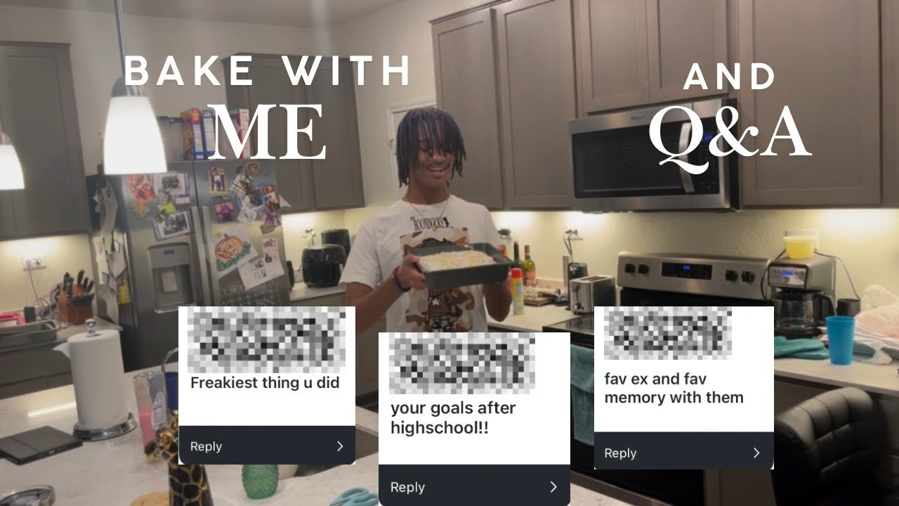 BAKE A CAKE WITH ME W/ Q&A - YouTube
