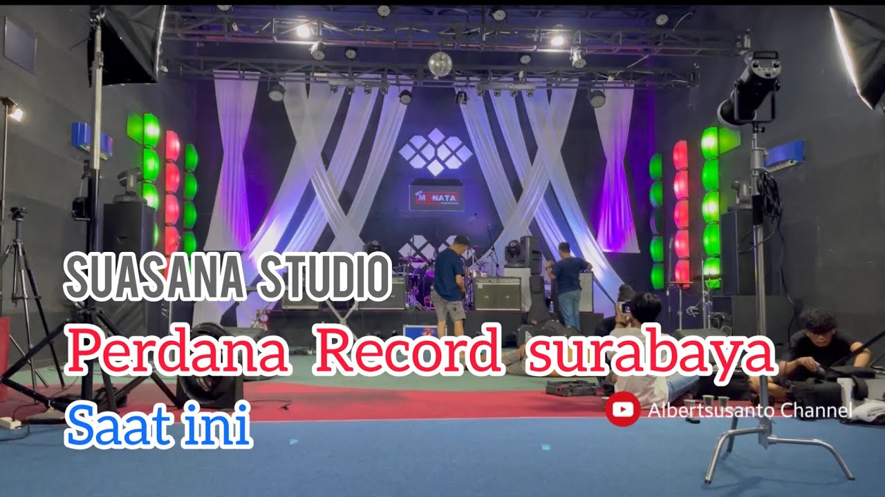 SEPERTI INI SUASANA TERBARU STUDIO PERDANA RECORD SURABAYA - YouTube