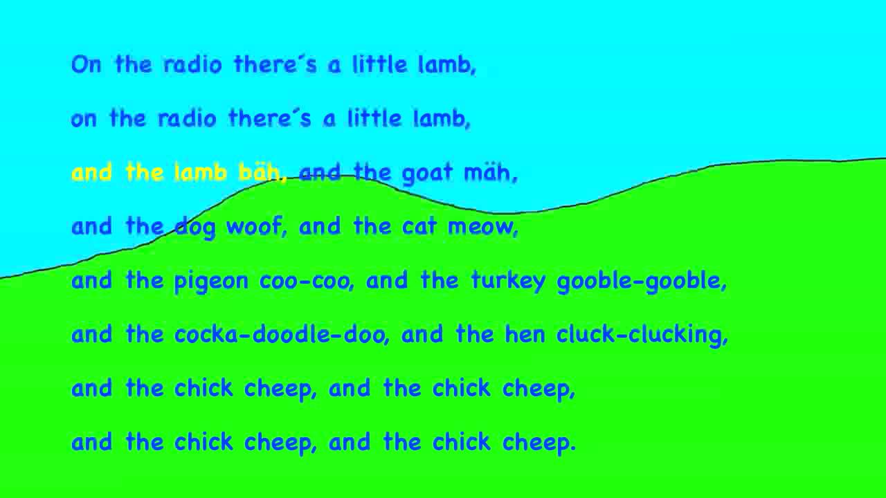 The little chick cheep KARAOKE HD Playback Instrumental Lyrics, Song ...