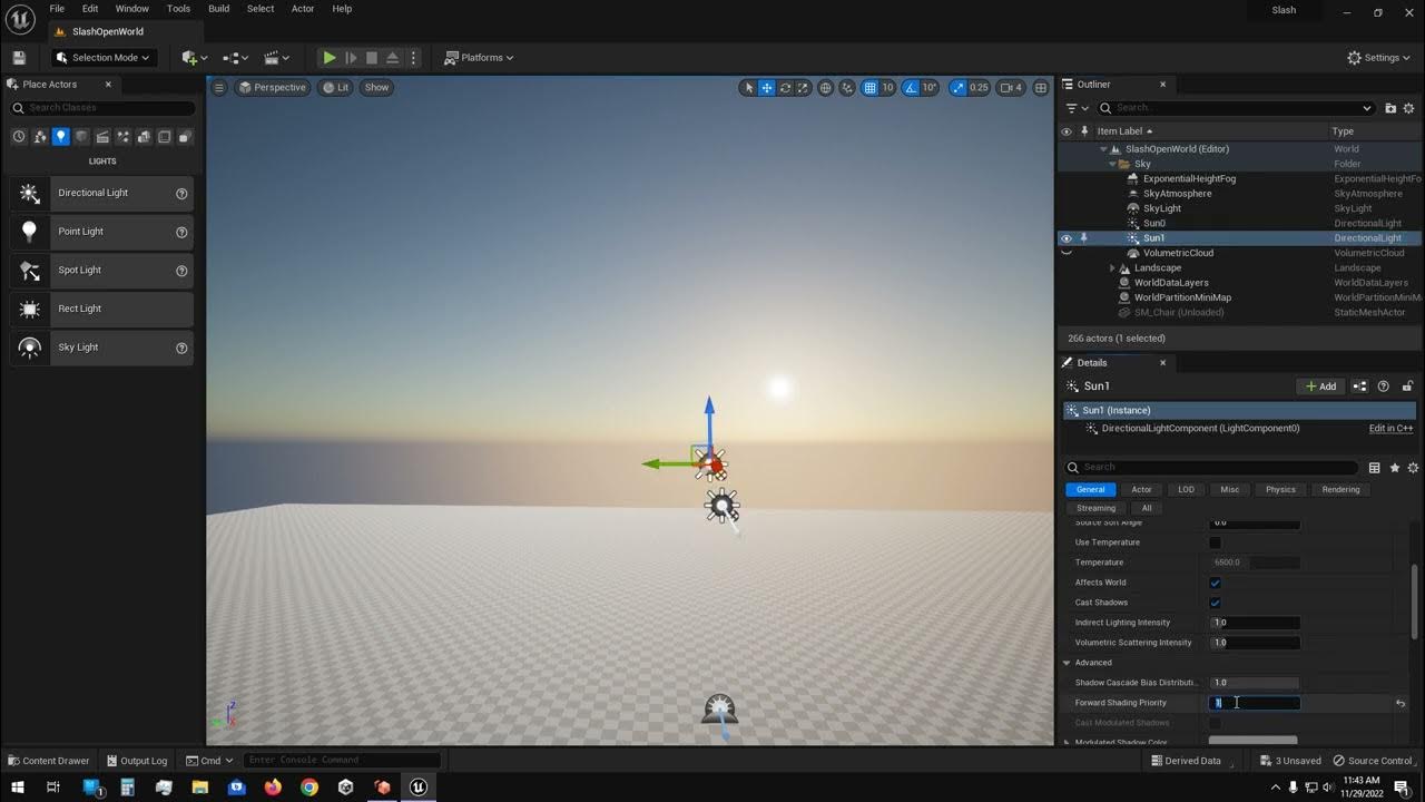 Unreal Engine 5 Multiple Directional Lights Youtube