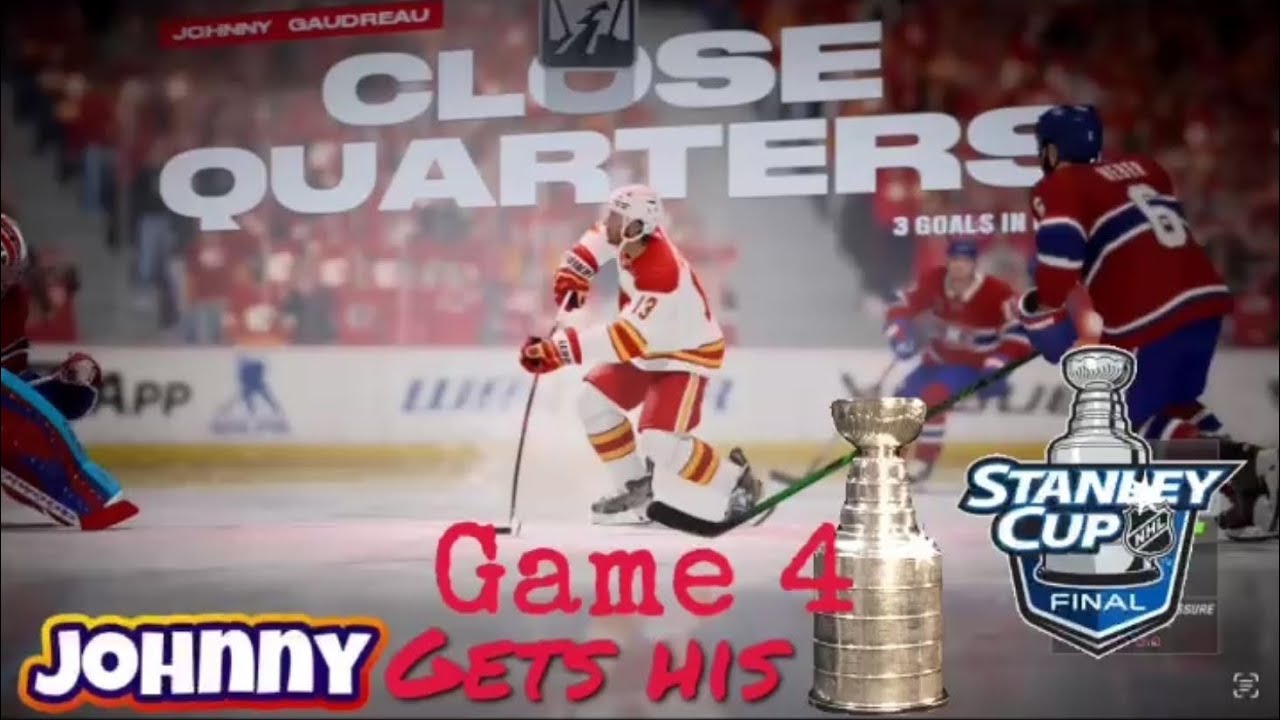 NHL 23 Stanley Cup Finals - G4 Johnny gets his cup Part 1 - YouTube