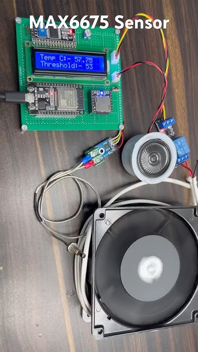 Industrial Temperature Monitor using MAX6675 K type thermocouple With ...