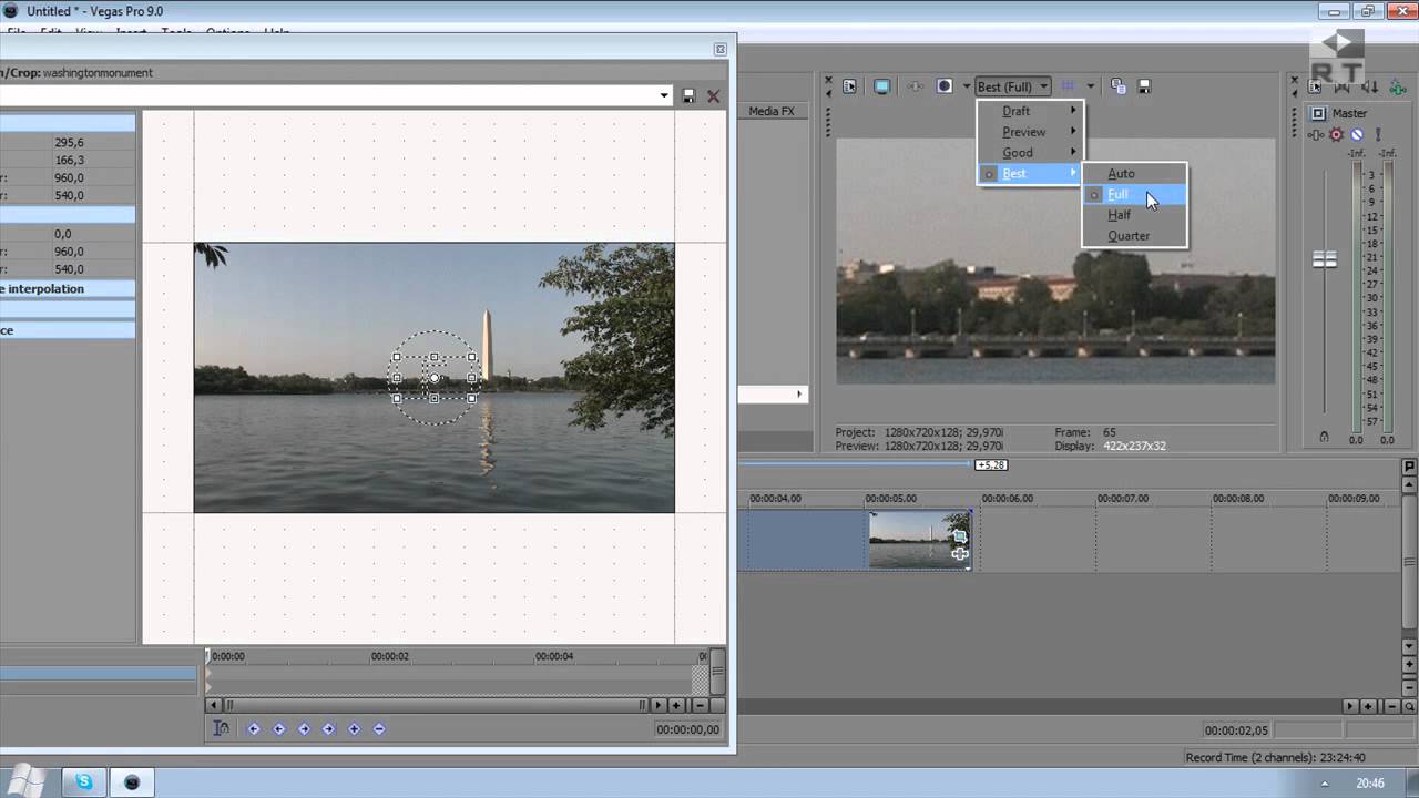 Sony Vegas Basics Ep. 2- Keyframing and Pan/Cropping Tutorial - YouTube