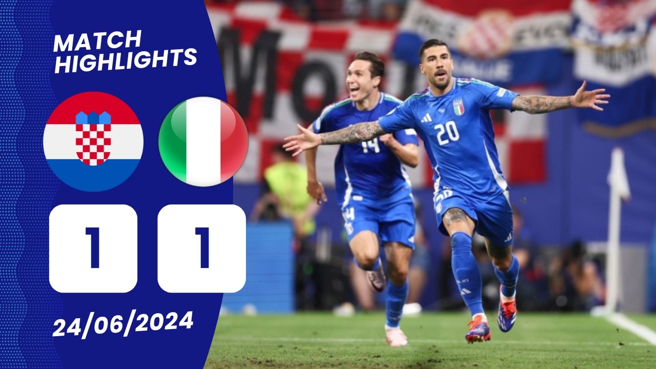 Croatia vs Italy 1:1 Highlights: Modric, Zaccagni | EURO 2024 - YouTube