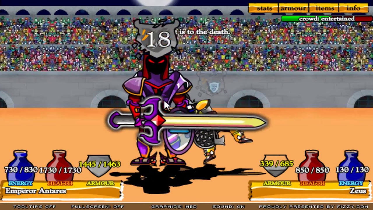 [ENG] Swords And Sandals 2 Play As Emperor Antares #3 - YouTube