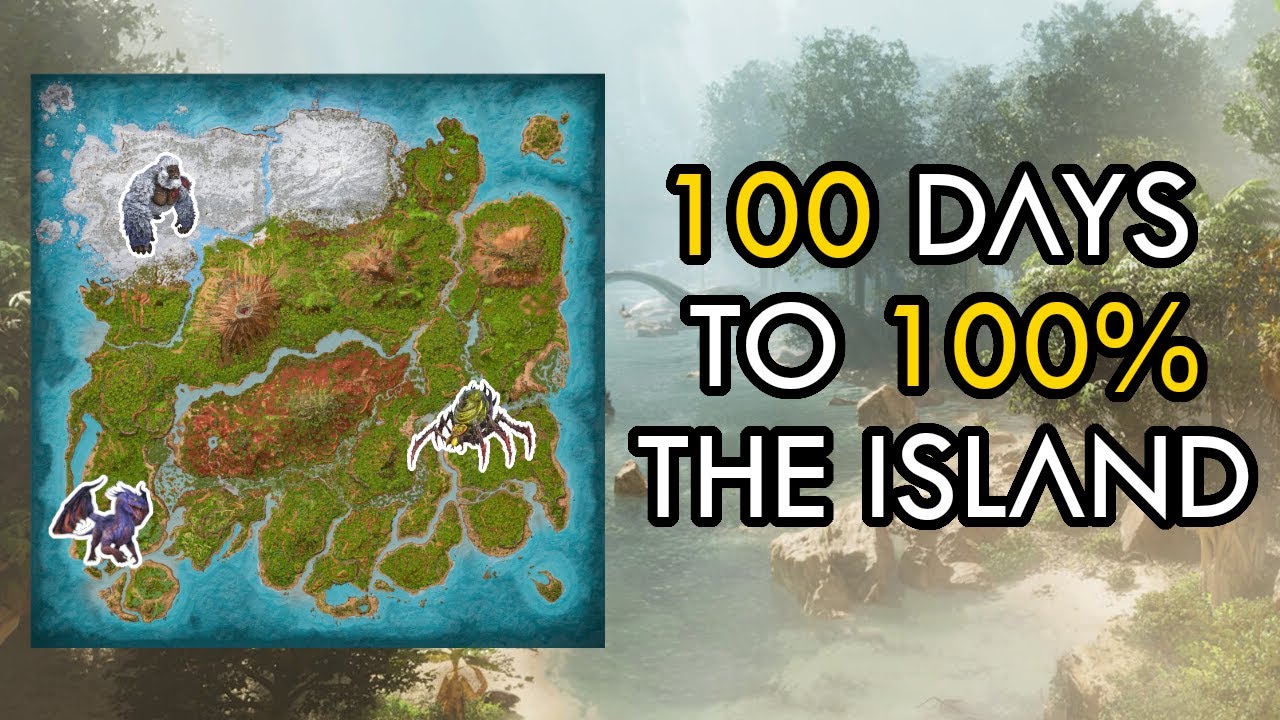 (Stream) 100 Days to 100% the Island [ARK Survival Ascended] | LETS GET ...