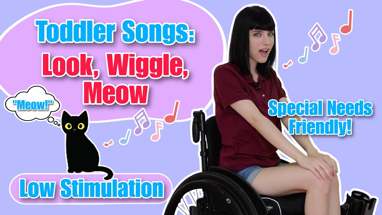 Look, Wiggle, Meow - Special Needs Inclusive Song for Babies, Toddlers ...