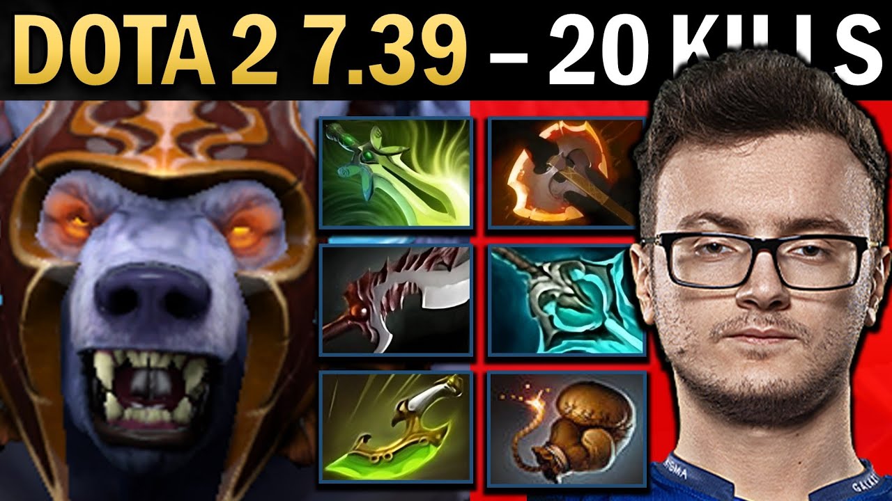 Ursa Gameplay Miracle with 20 Kills and Dispenser - Dota 2 7.39 - YouTube
