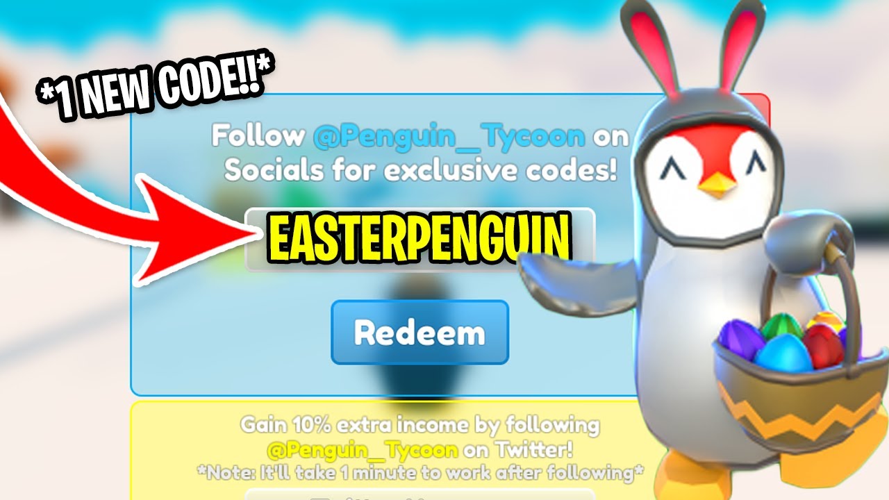 ALL *NEW* PENGUIN TYCOON CODES *EASTER* Roblox Penguin Tycoon Codes 2022! - YouTube