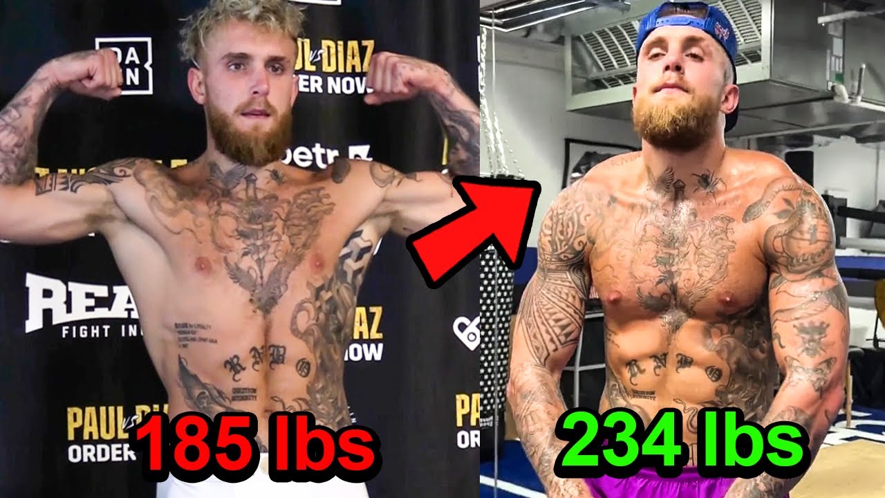 Jake Paul INSANE Weight For Mike Tyson Fight - YouTube