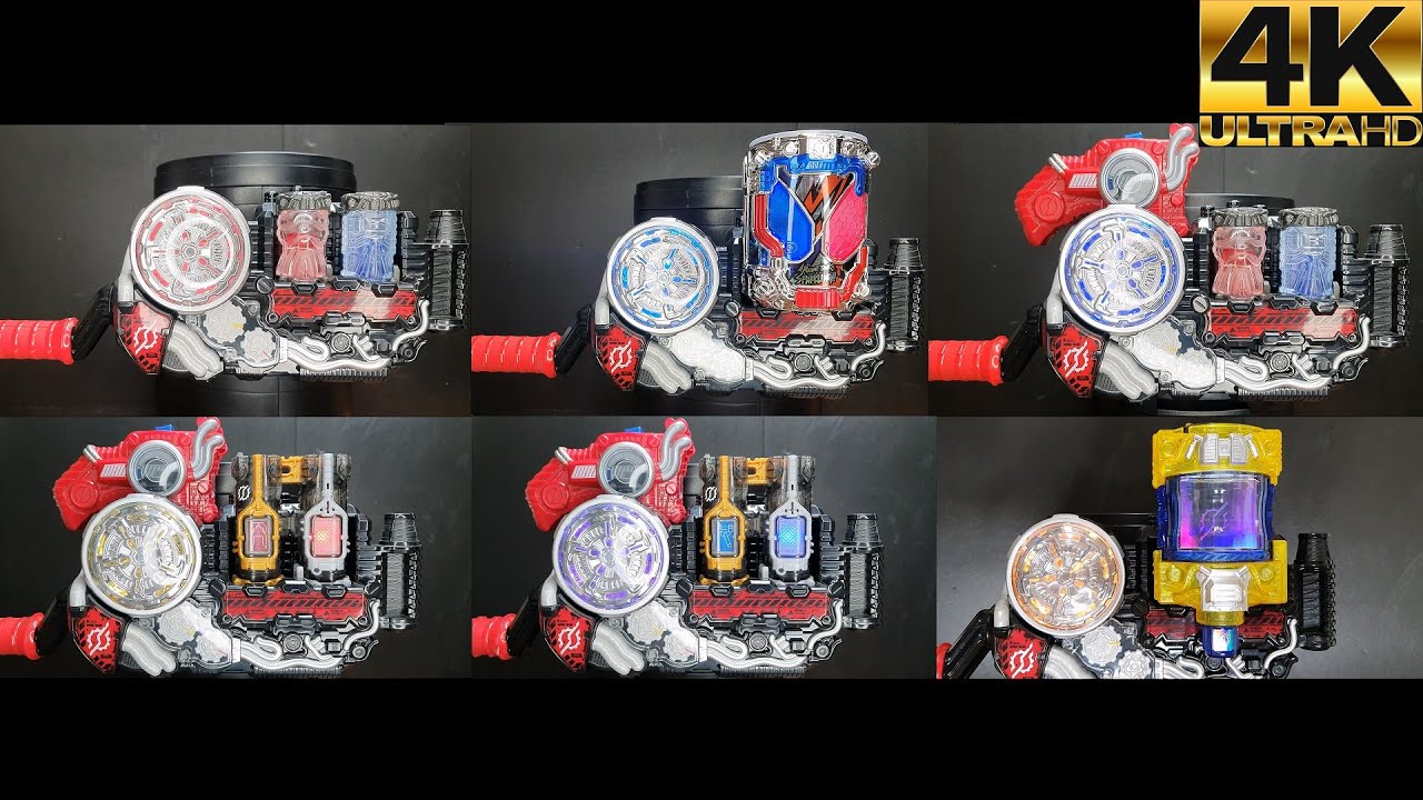 Kamen Rider Build All Henshin [4K 60p] - YouTube