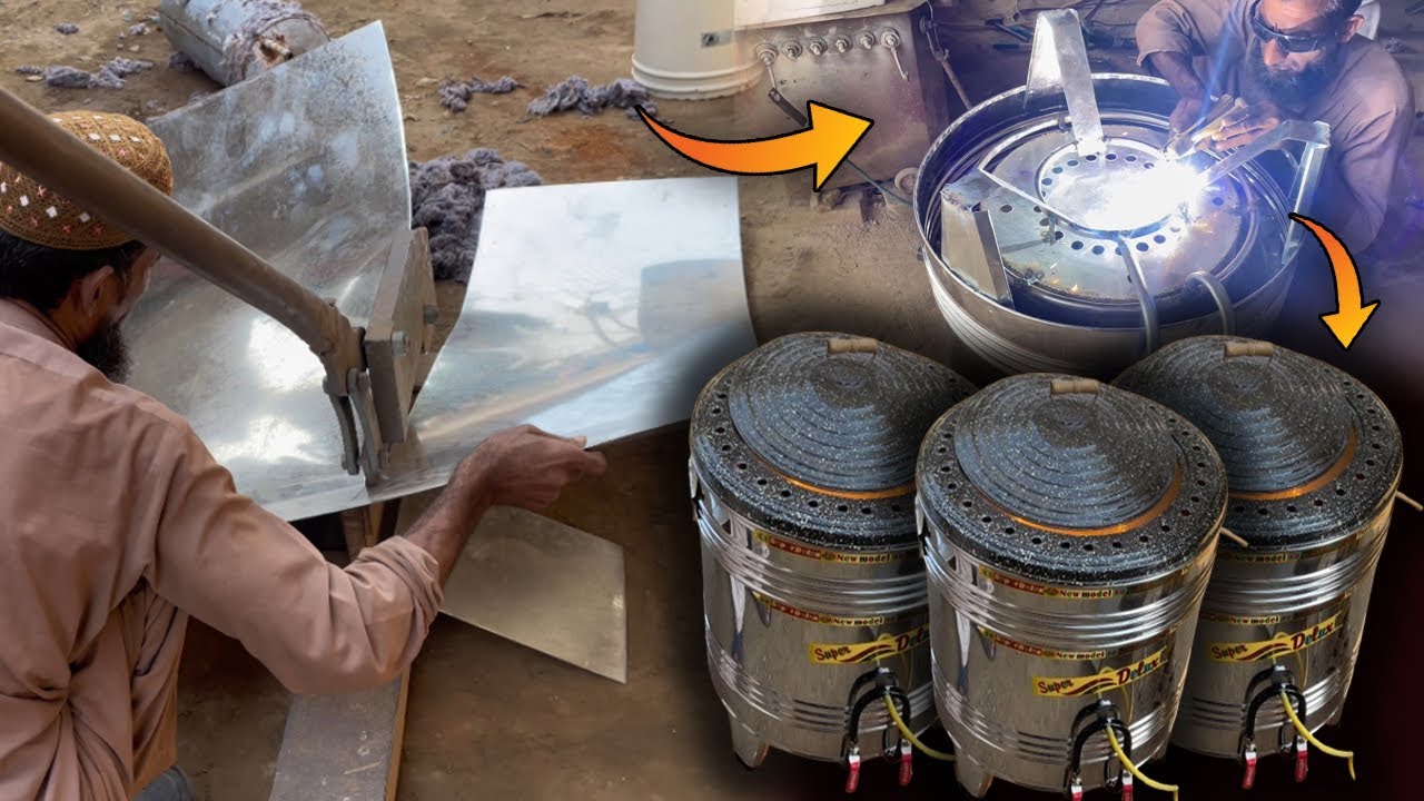 Incredible process of making a unique furnace in local factories with ...