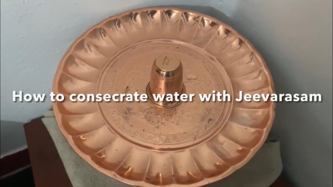 How to consecrate water at home with Jeevarasam | Isha Life - YouTube