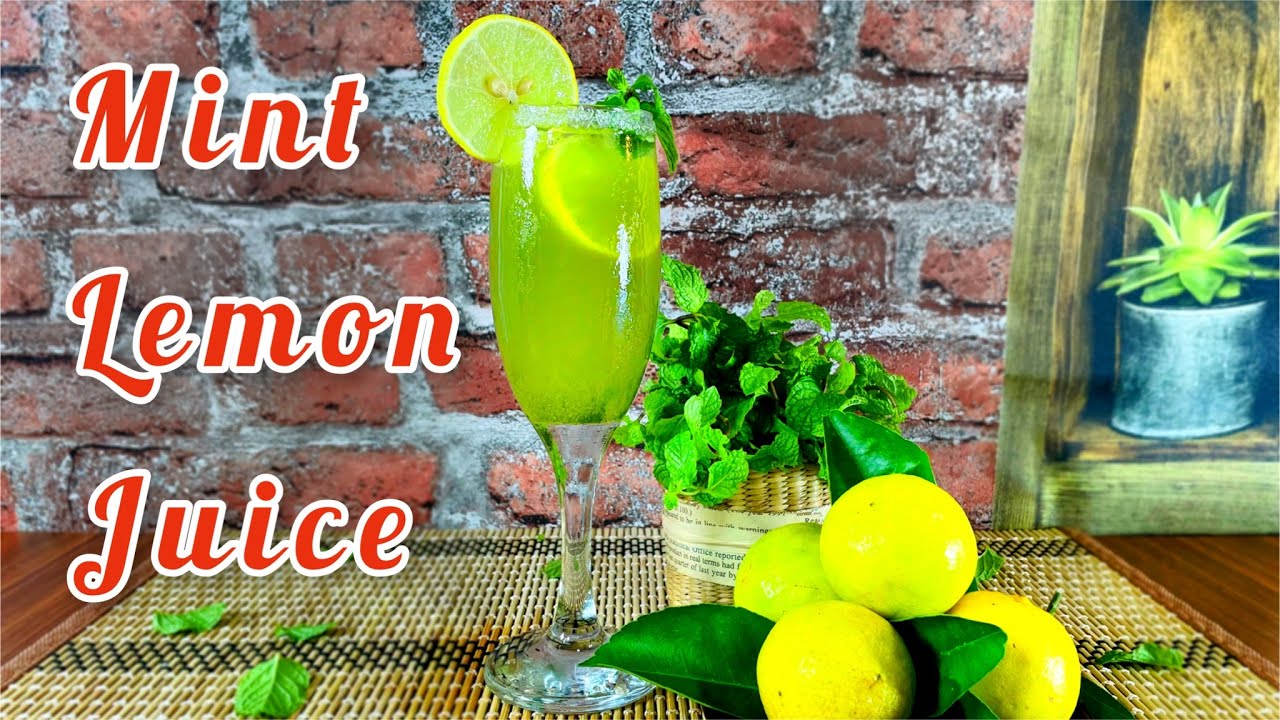 Mint lemon juice | Summer juice | Summer Drink | Refreshing Summer ...