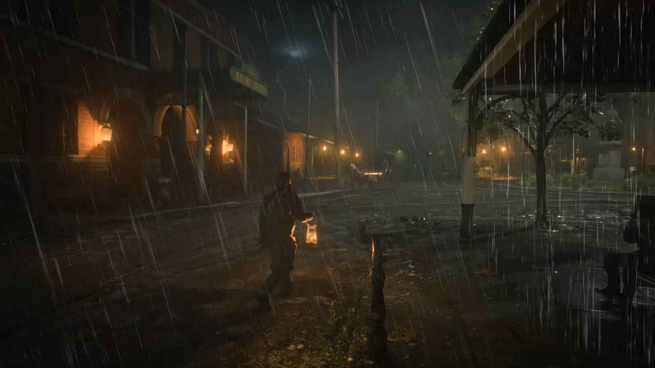 Big Thunderstorm At 'The Loft' With Javier | RDR2 ASMR - YouTube