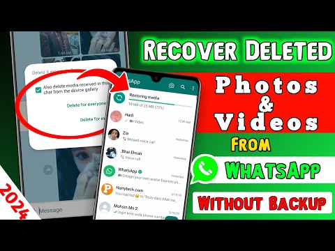 How To Recover Deleted Photos & Videos From WhatsApp Without Backup | WhatsApp Data Recovery 2024