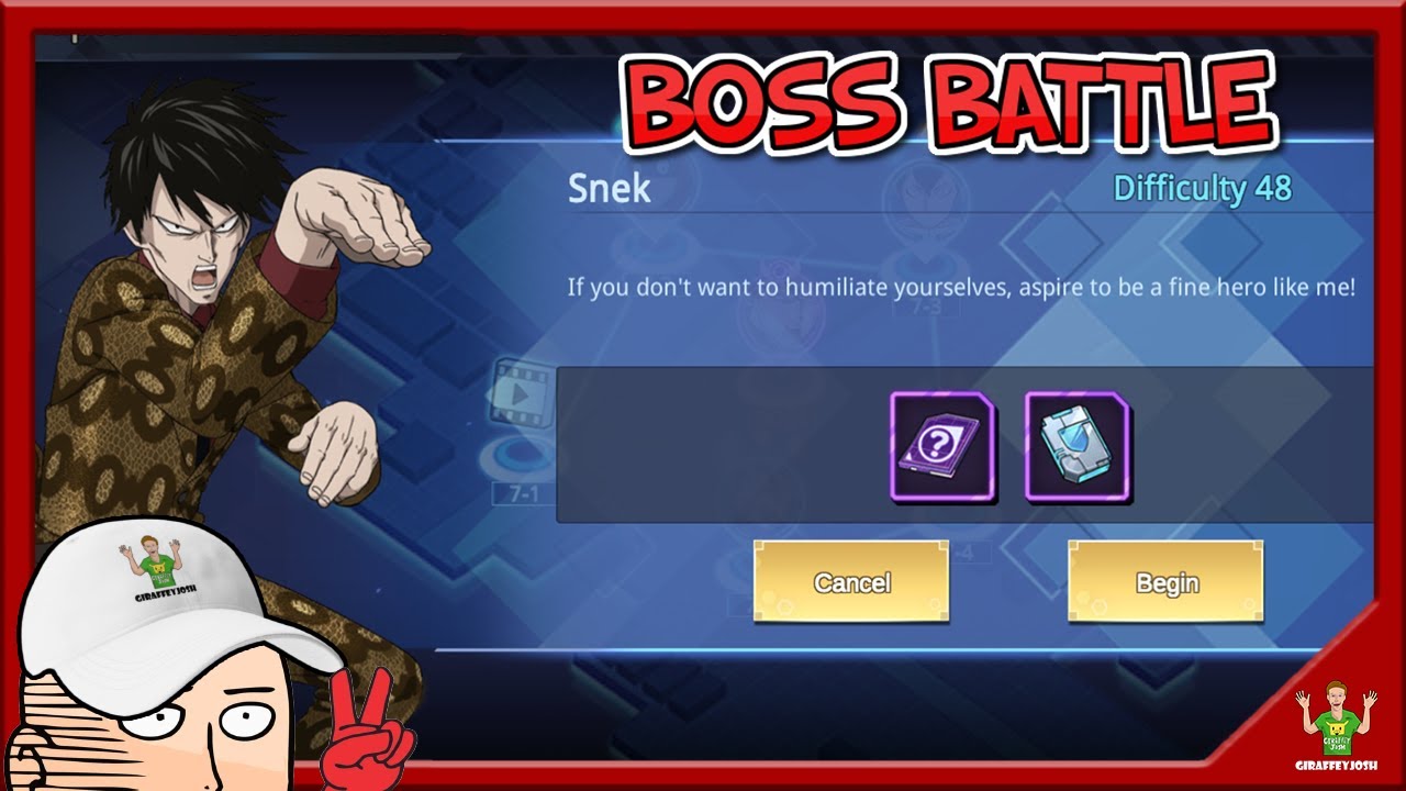 BOSS CHAPTER 7 - One Punch Man: Road to Hero Gameplay #27 - YouTube