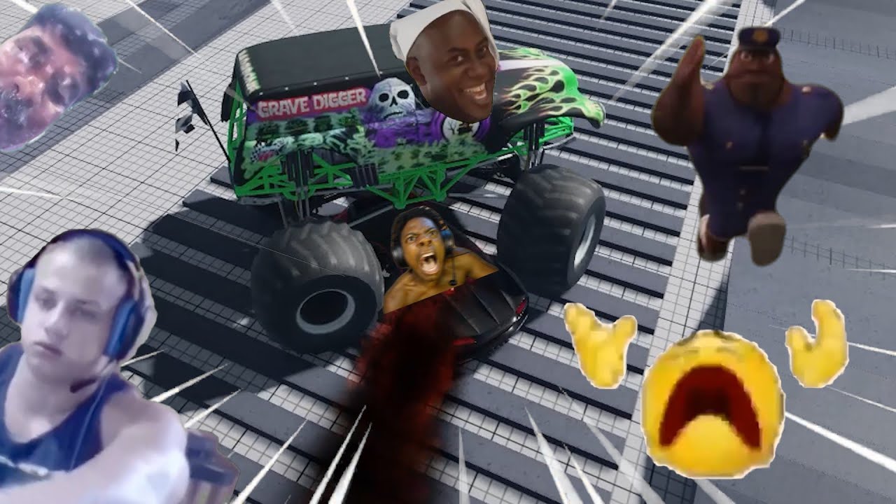 ROBLOX Funny Physics Cars Crash! - YouTube