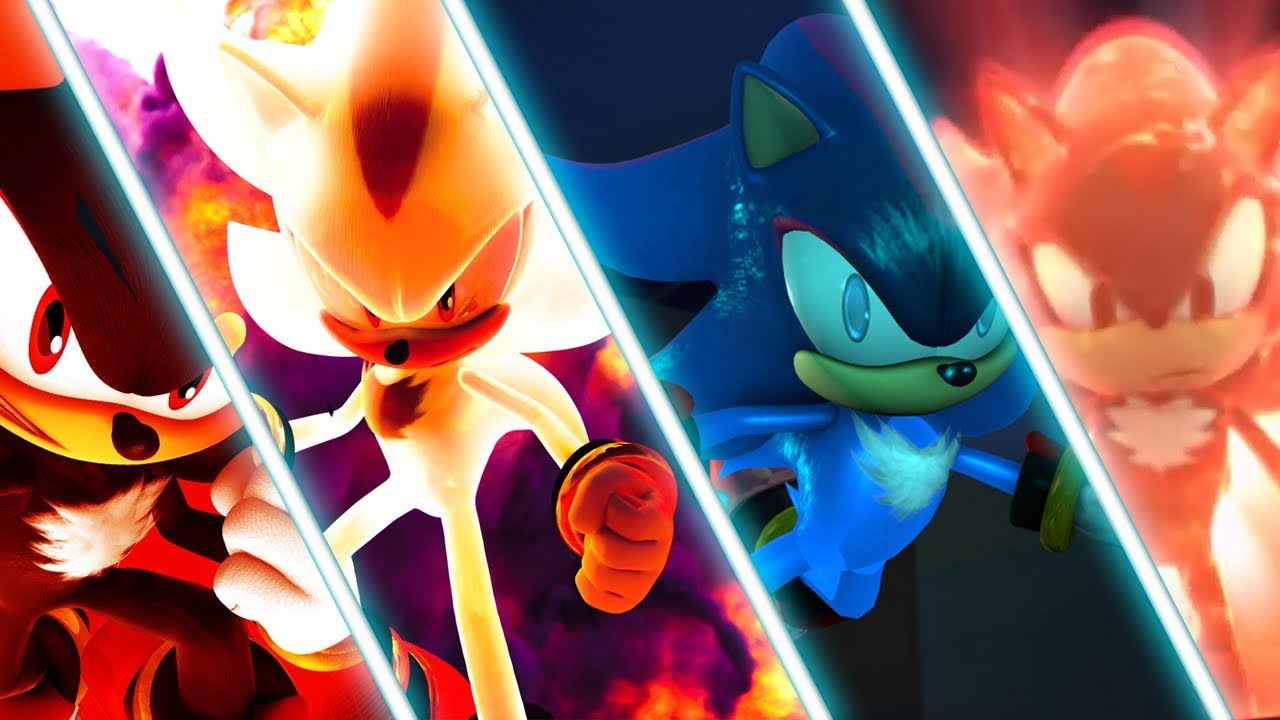 As 4 Transformações INCRÍVEIS de Shadow The Hedgehog! - YouTube