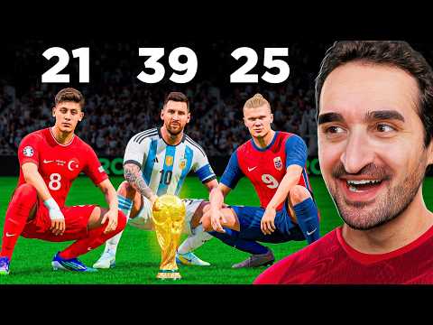 Dünya Kupası Kazanana Kadar HER YAŞTAN 1 Oyuncu Çaldım!