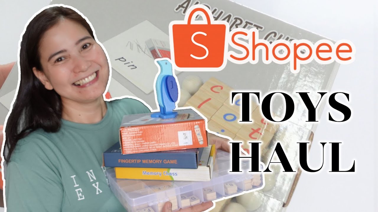 Shopee Haul: KIDS TOYS - Educational Toys for Kids - YouTube